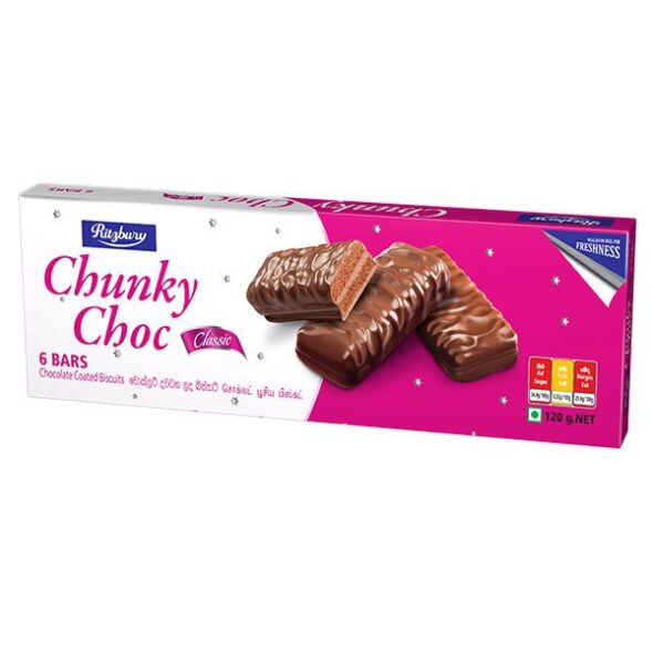 Ritzbury Chunky Choc 120g - Stock Mart Lanka