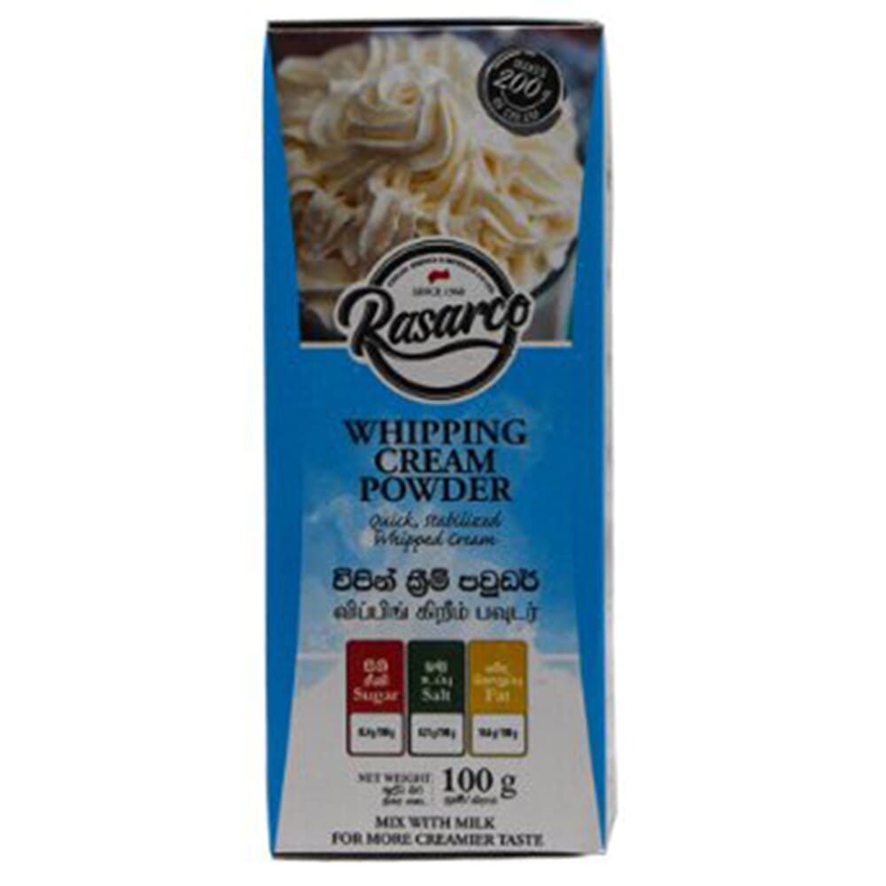 Rasarco Whipping Cream Powder 100g - Stock Mart Lanka