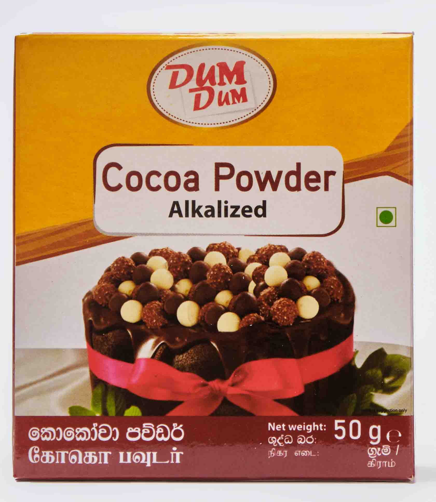 Dum Dum Cocoa Powder Alkalized 50g - Stock Mart Lanka